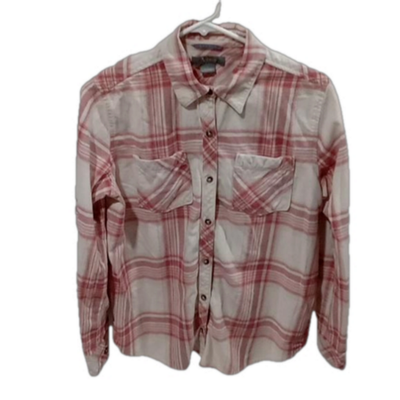 Natural Reflections | Tops | 89 Natural Reflections Red White Plaid ...